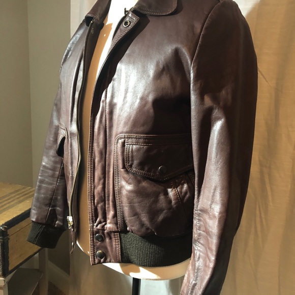 reed sportswear | Jackets & Coats | High End Reed Leather Jacket Heavy ...
